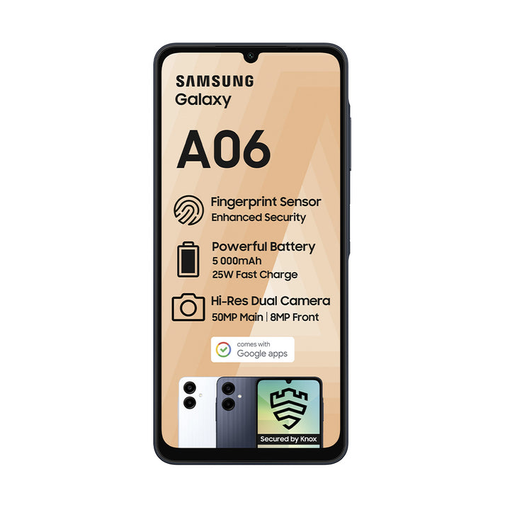 Samsung Galaxy A06 (Cell C) - Black – Dunns Mobile SA