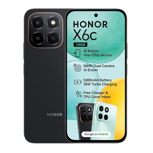Honor X6c (Cell C) - Black – Dunns Mobile SA