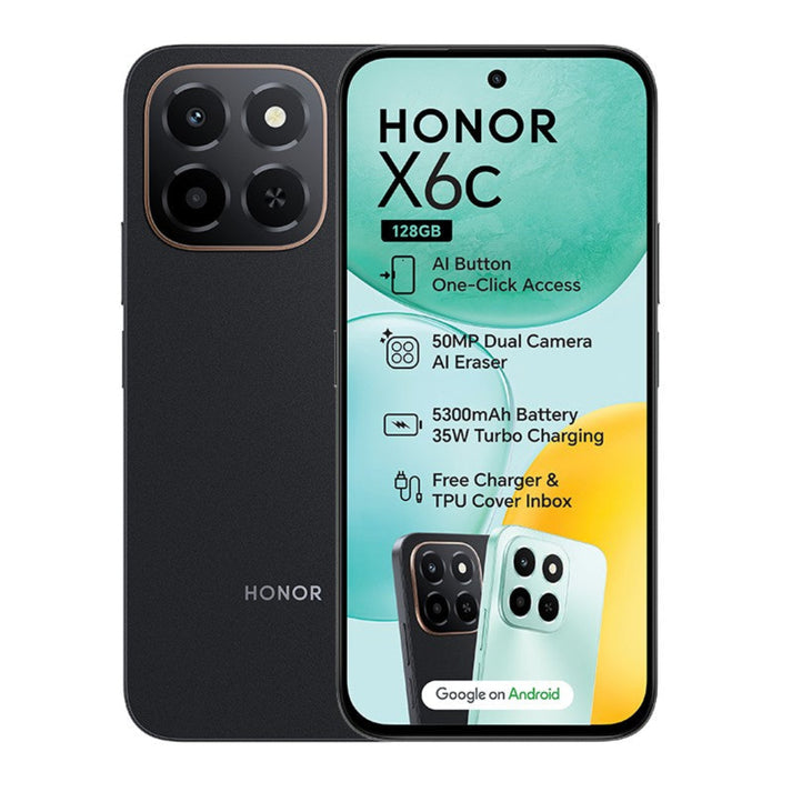 Honor X6c (Cell C) - Black – Dunns Mobile SA