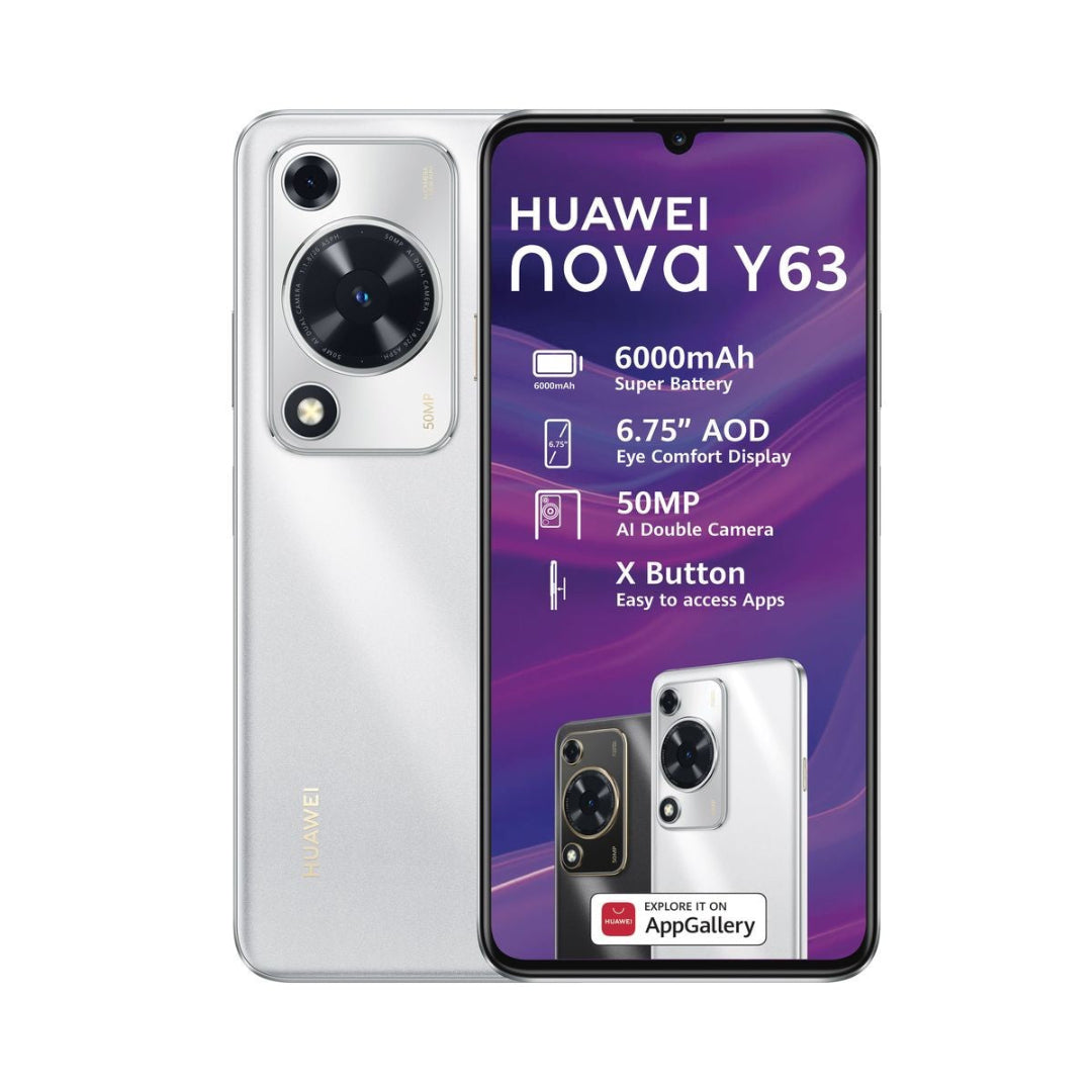 Huawei Nova Y63 (MTN) - Silver – Dunns Mobile SA